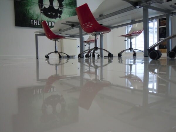 Designer White - High Gloss Flooring | Floorless Floors